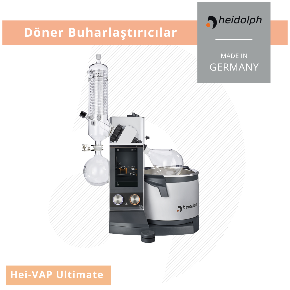 HEIDOLPH Hei-VAP Ultimate Handlift – Rotary Evaporatör